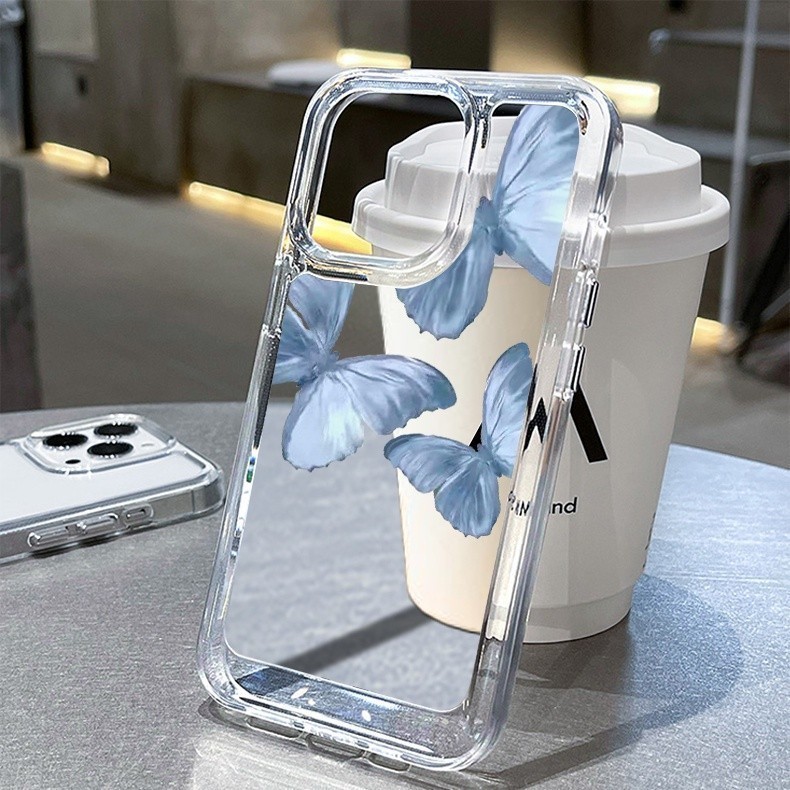 Jual Tahan Benturan biru kupu-kupu NEW Case hp POCO X6 Pro M6 Pro c65 ...