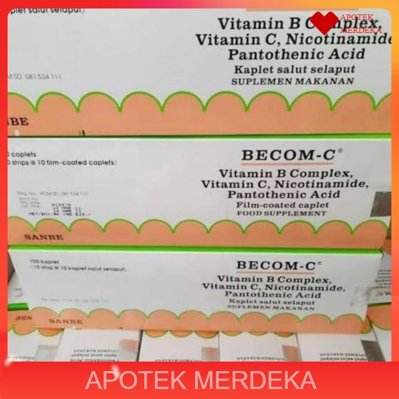 Jual Becom C Strip isi 10 Tablet | Shopee Indonesia