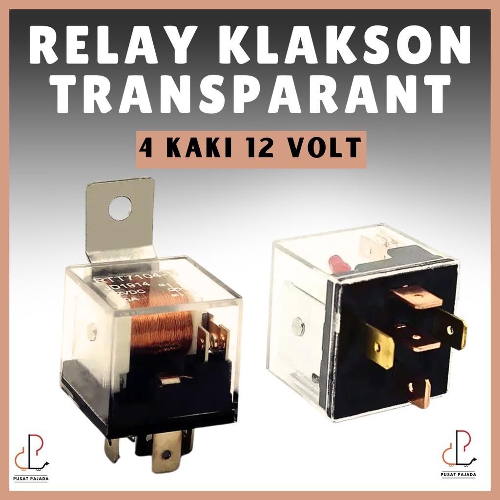 Jual Relay Klakson Keong Lampu Model Transparant Bening Clear Motor ...