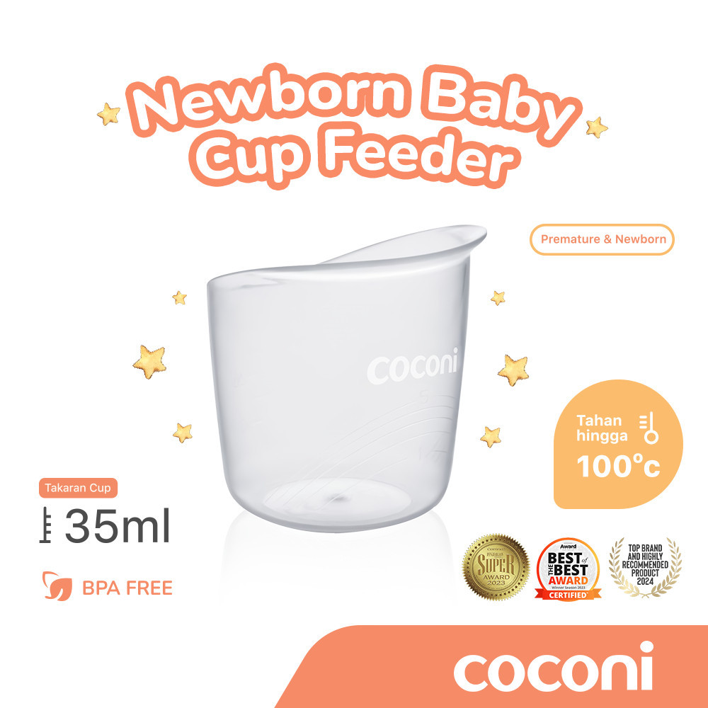 Jual Coconi Newborn Baby Cup Feeder 35ml | Gelas Pemberi Asi Pada Bayi Baru Lahir | Shopee Indonesia