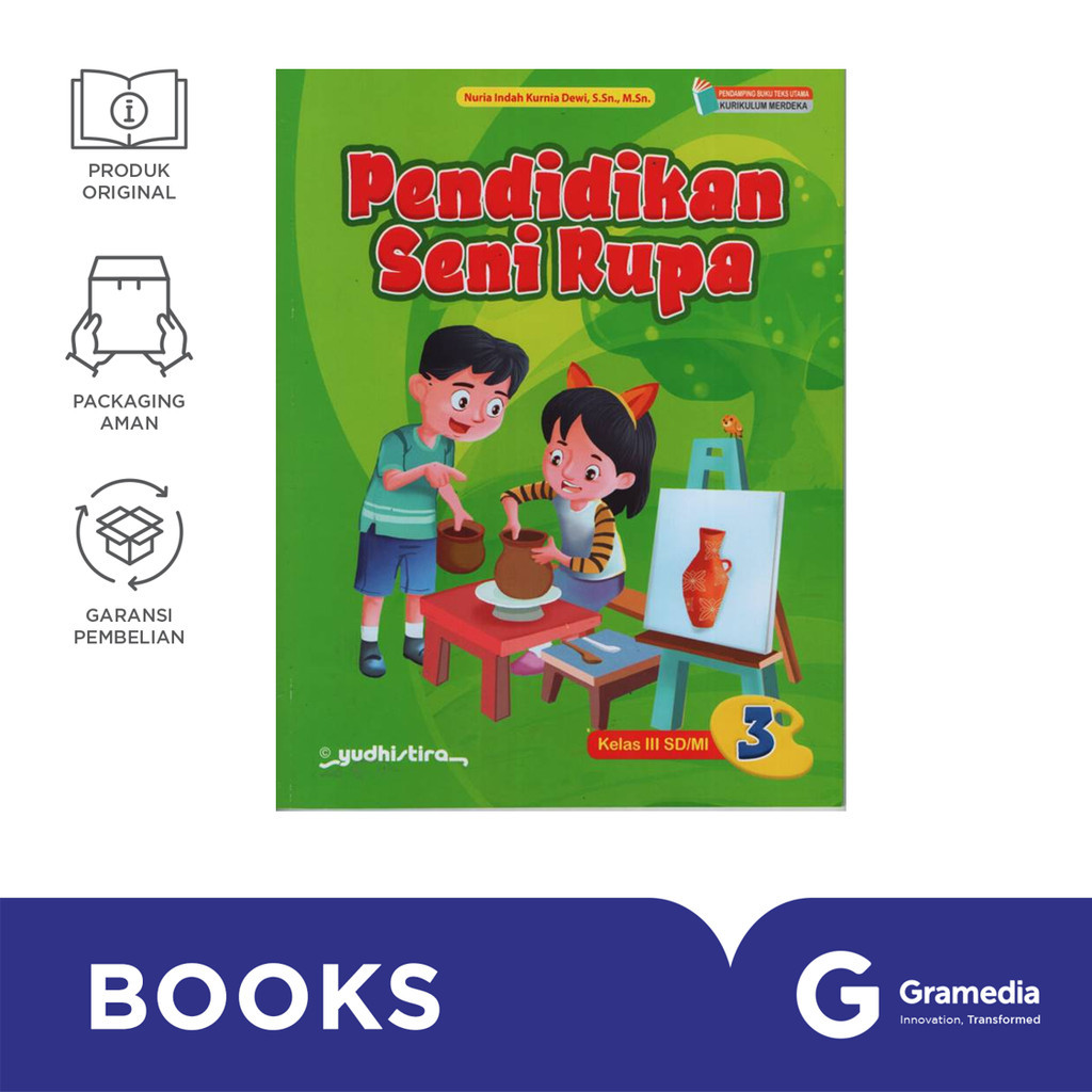 Jual Sd/Mi Kl. Iii Pendidikan Seni Rupa 3 Kur Merdeka | Shopee Indonesia