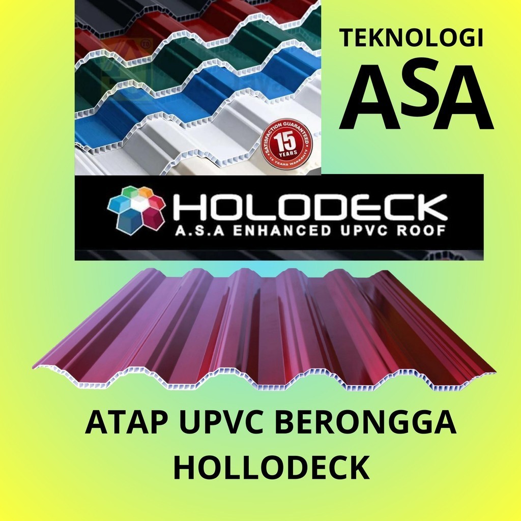 Jual Atap upvc double layer HOLODECK | Shopee Indonesia