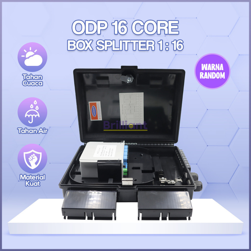 Jual ODP 16 Core Lengkap dengan Box Splitter 1/16 Kotak Sambungan Serat ...
