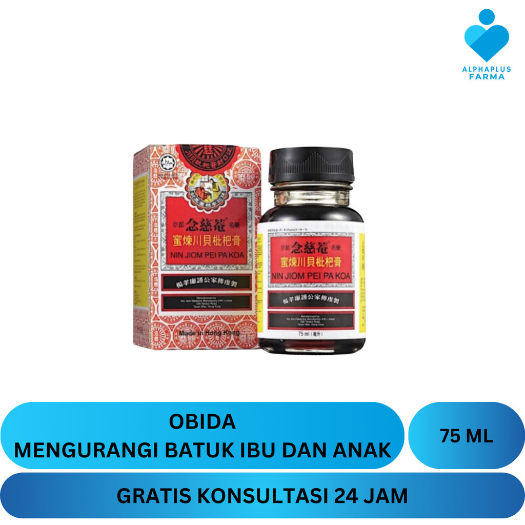 Jual Obat Batuk Ibu dan Anak 75 ml / Obida / Obat batuk herbal | Shopee ...
