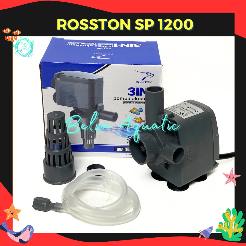 Jual ROSSTON SP 1200 LOW WATT ECO POWER HEAD Hemat Daya Listrik Pompa ...