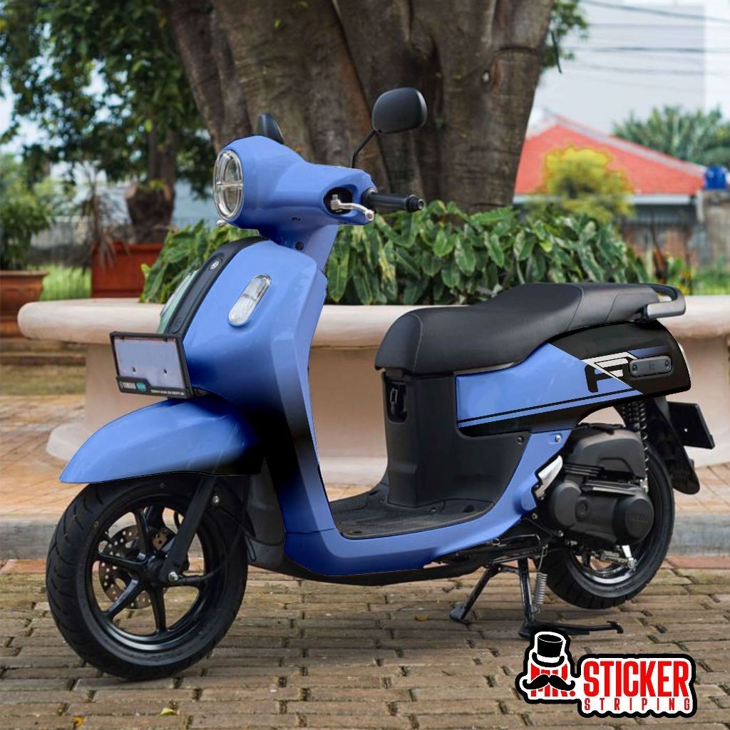 Jual Decal Yamaha Fazzio 125 full body custom sticker free design motif ...