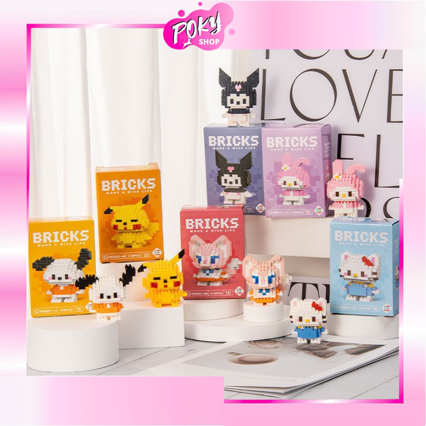 Jual POKY - M6311 Mini Building Blocks Motif Karakter / Toys Figure DIY ...