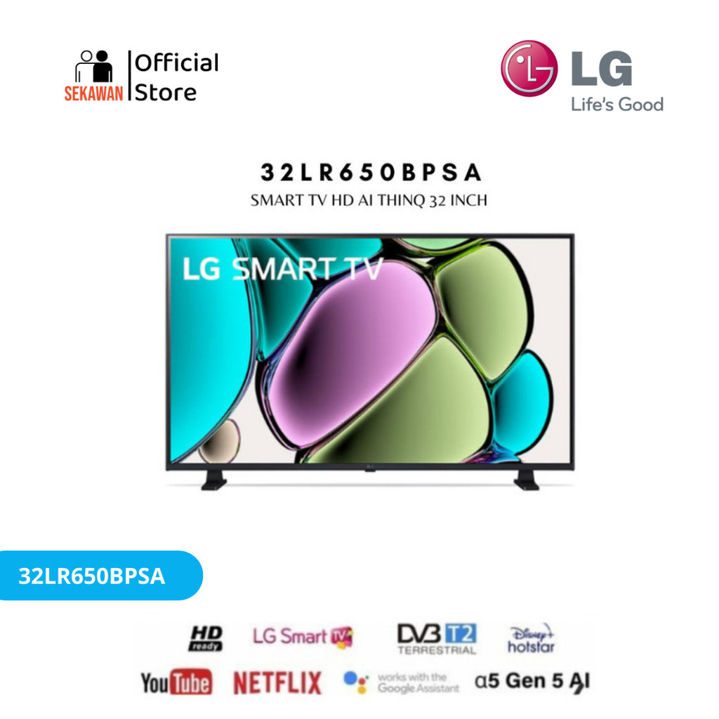 Jual LG LED SMART TV 32LR650BPSA HD THINQ 32 INCH | Shopee Indonesia