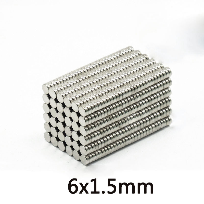 Jual 200/300/500pcs 6x1.5mm Super Strong Magnetic Magnet 6mmx1.5mm ...