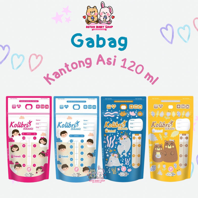 Jual Kantong Asi Gabag 120 ml Whale / Bear / Boy / Milky Cow isi 30 pcs ...