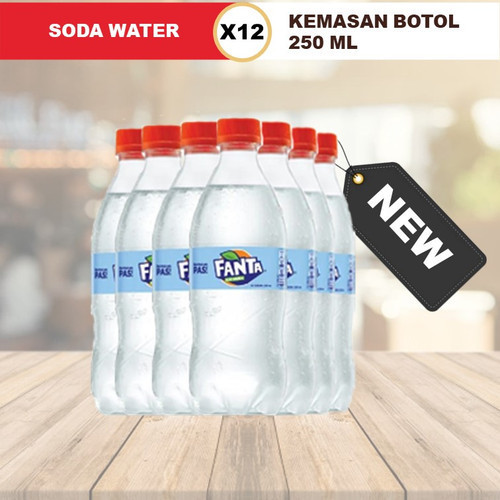 Jual AIR SODA WATER FANTA 250 ML 1 karton isi 12 pcs (GRAB GOJEK ONLY) | Shopee Indonesia