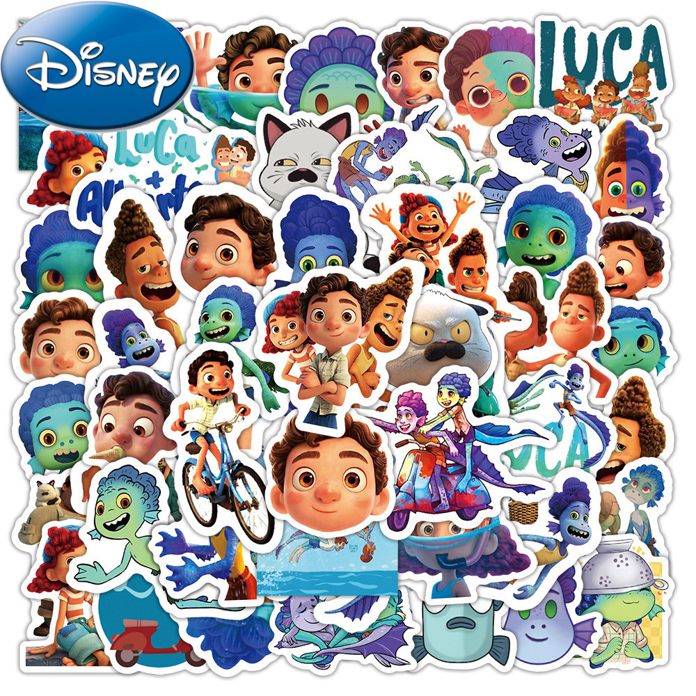 Jual 10/30/50pcs Disney Cartoon Luca Children Stickers Anime Cute ...