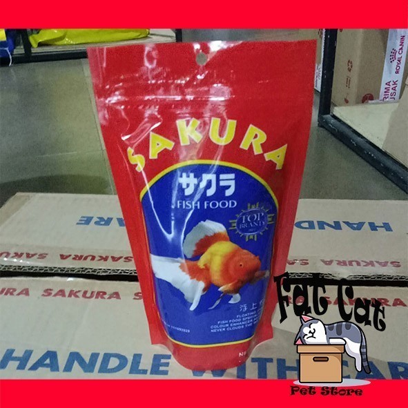 Jual Makanan Ikan / Kura kura SAKURA FISH FOOD 100GR | Shopee Indonesia