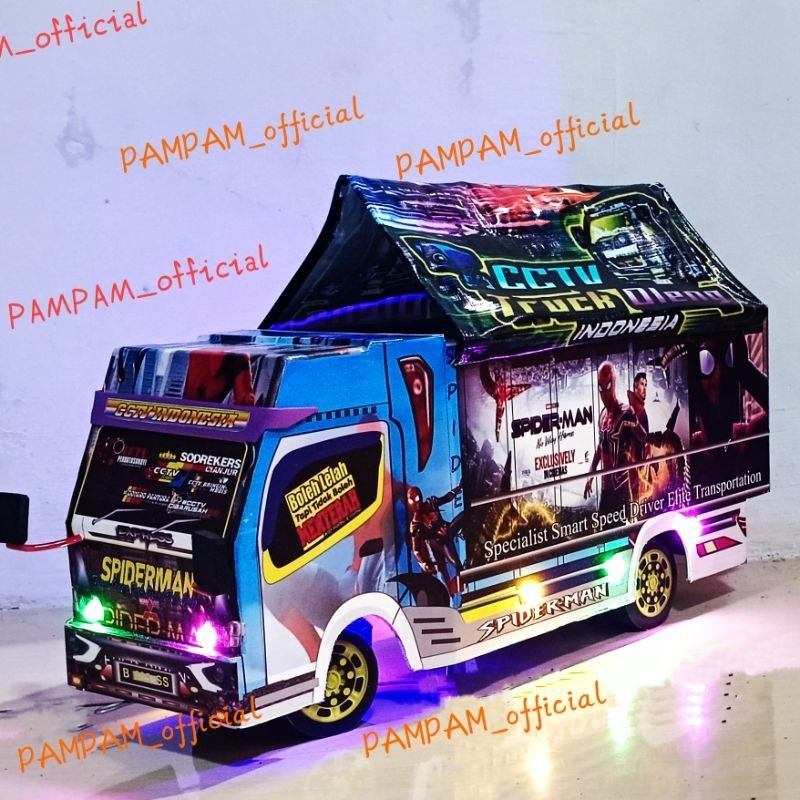 Jual TR56ZX Castom Foto Truk Oleng Telolet Basuri Jumbo 45cm Bisa cas ...
