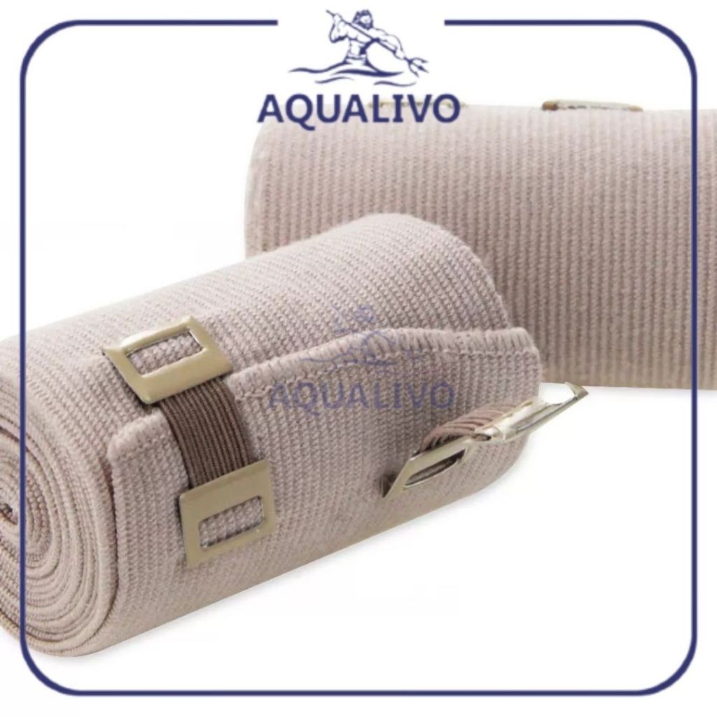 Jual Elastic Bandage + Klip 10cm x 4,5m Perban 4" Elastis 4 inch Wrap ...