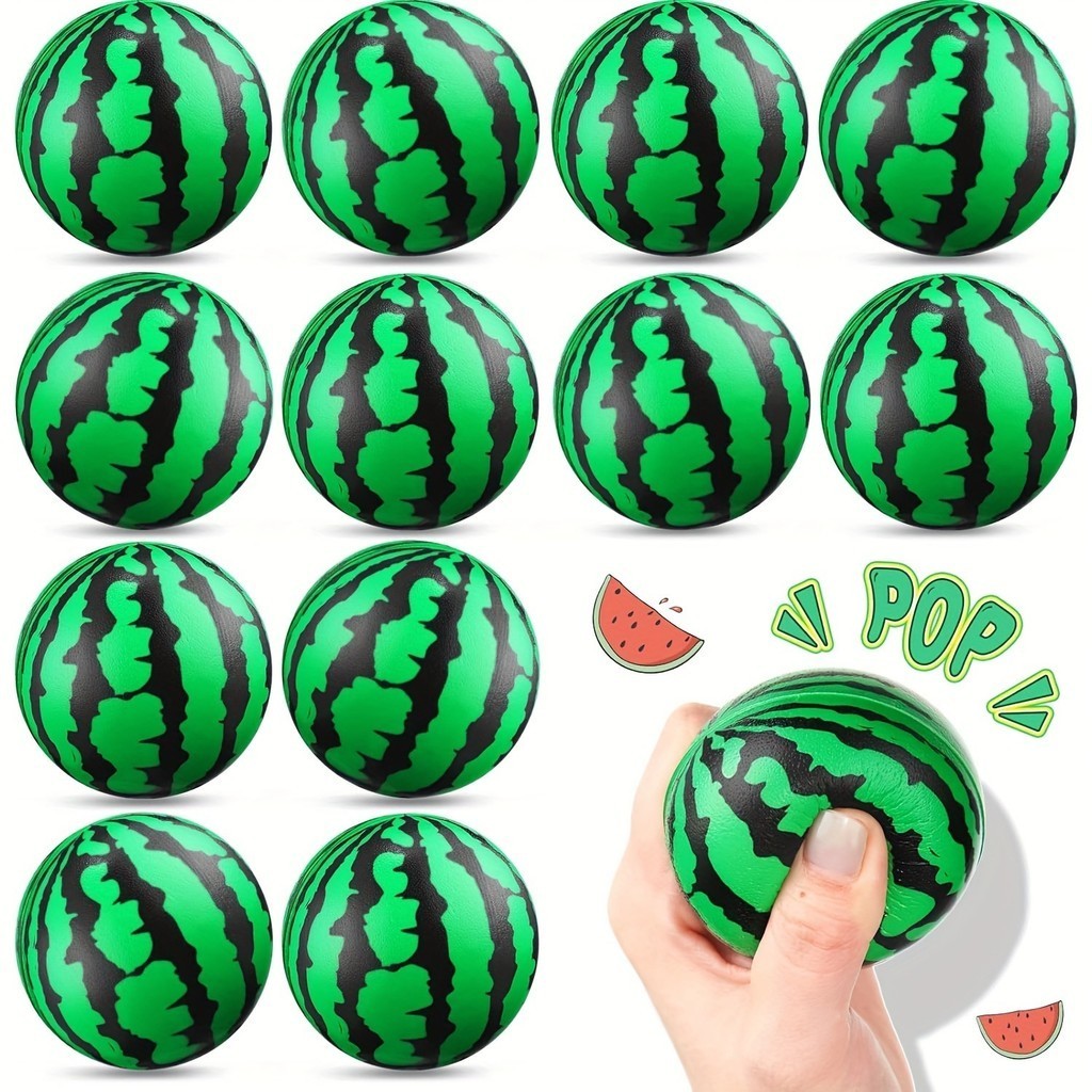 Jual Watermelon Stress Balls Stress Reliver Party Favor Soft PU Foam ...