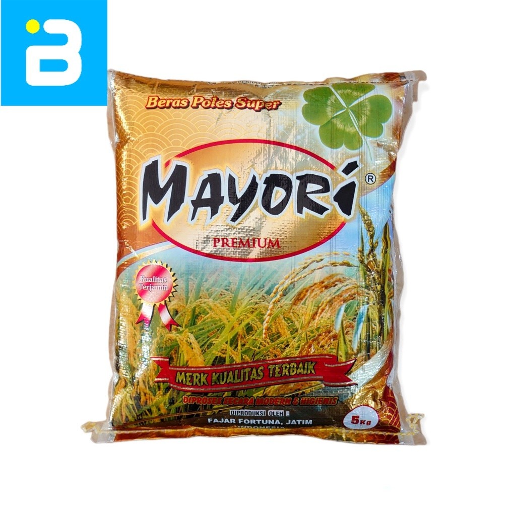 Jual Beras Premium Mayori 5 KG | Shopee Indonesia