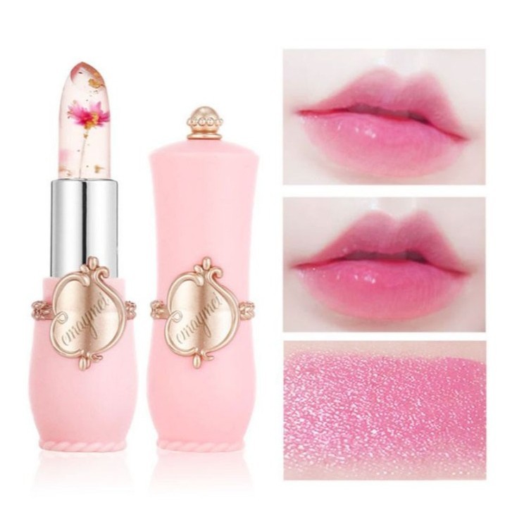 Jual Lipstik Bunga Jelly Transparan TAHAN AIR Lip Balm Crystal Bening ...