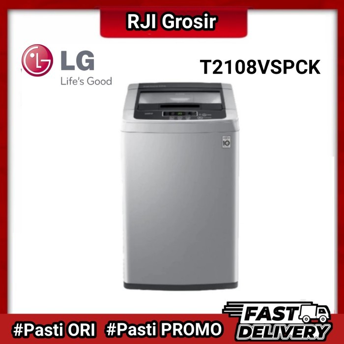 Jual MESIN CUCI 1 TABUNG LG T 2108 VSPCK/t2108NT1W TOP LOADING 8 KG | Shopee Indonesia