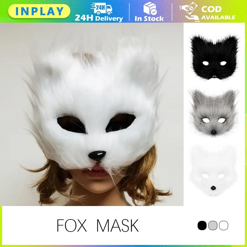 Jual Topeng Kitsune Jepang Kitsune Mask / Topeng Cosplay Festival Mask ...