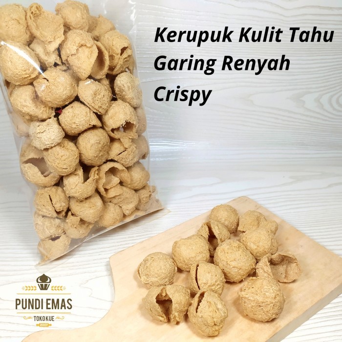 Jual KERUPUK/KRUPUK TAHU BULAT GURIH DAN GARING / KERUPUK TAHU 500 GRAM ...