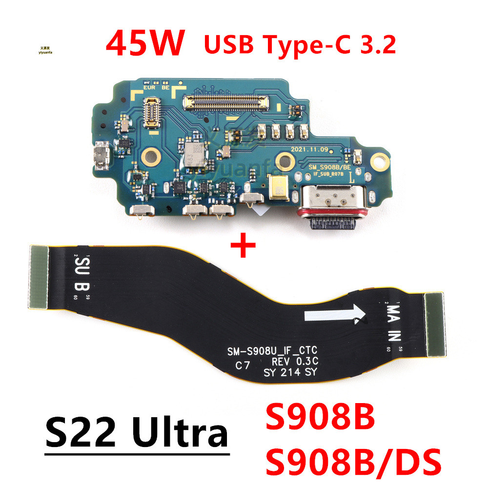 Jual Charging Port Board For Samsung Galaxy S22 Ultra 5G S908B, SM ...