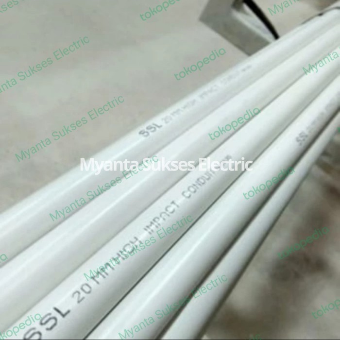 Jual Pipa Conduit SSL 20mm / Pipa SSL 20 mm PVC Listrik | Shopee Indonesia
