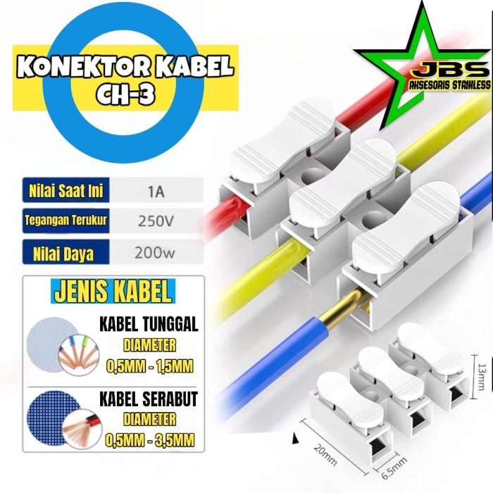 Jual SA99 KONEKTOR KABEL/QUICK CONNECT CABLE/TERMINAL SAMBUNGAN KABEL ...