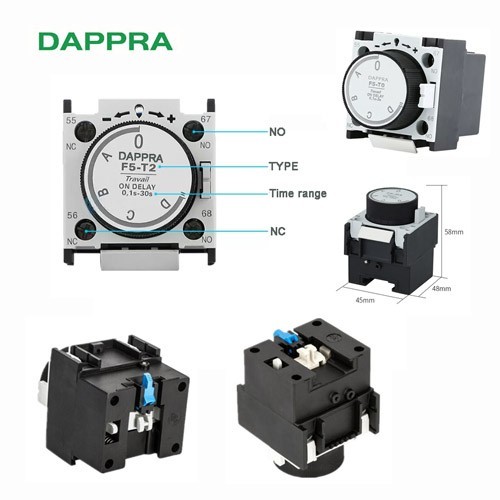 Jual SPC LA2 - D22 Contactor Power Delay Auxiliary Contact F5-T2 F5 T2 ...