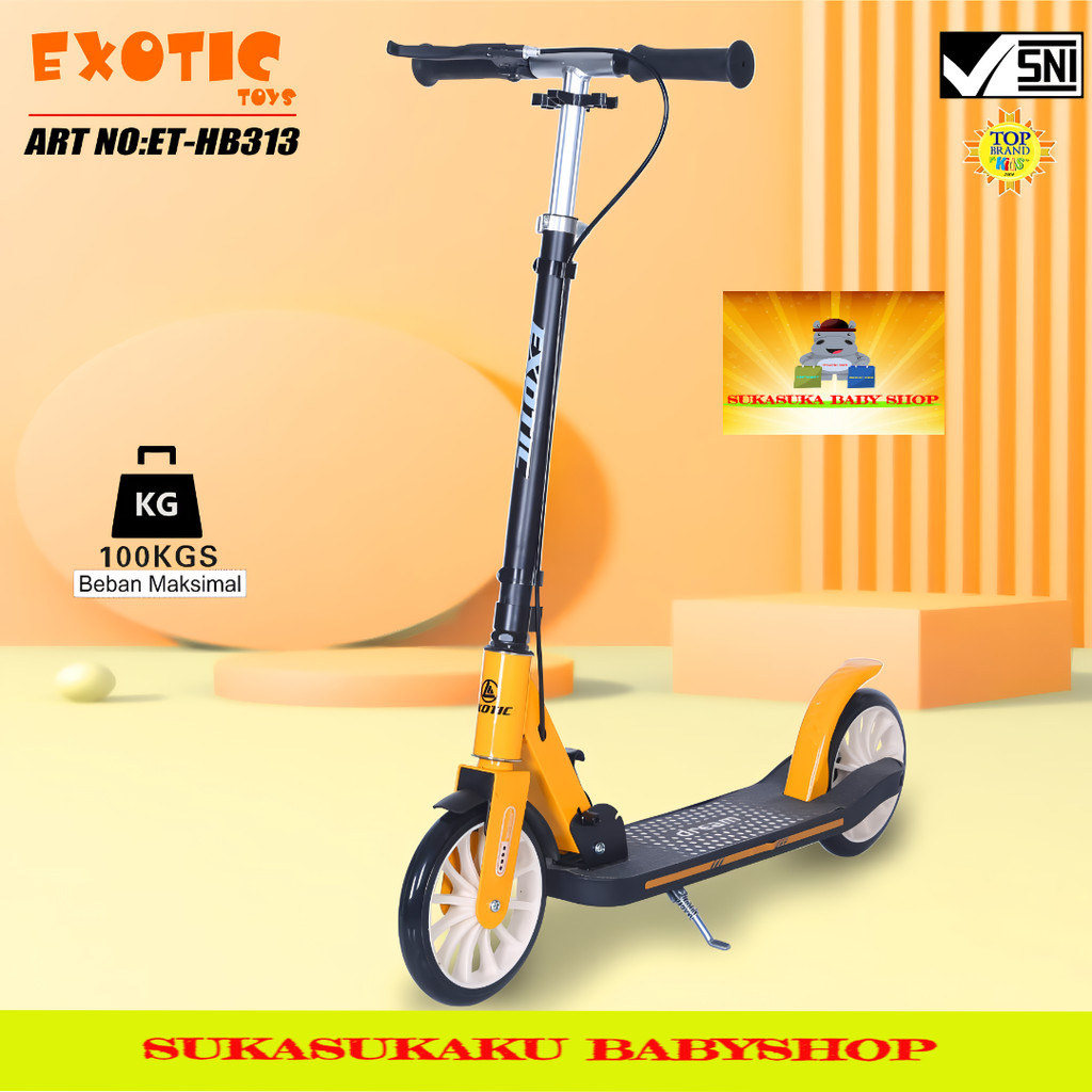 Jual Scooter Besi Exotic ET HB 313 Roda Besar Skuter Ada Rem Tangan ...