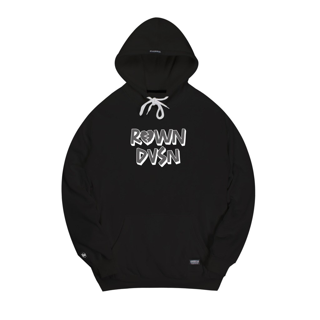 Jual Rown Division Official Pullover Hoodie Black - Rowndvsn Jaket ...