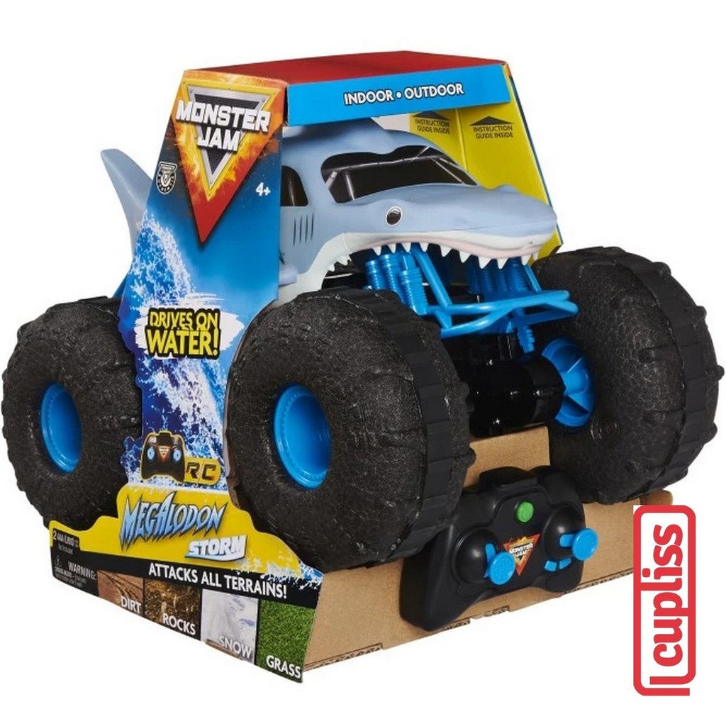 Jual Monster Jam Megalodon Storm Trasher Mainan Remote Control | Shopee ...