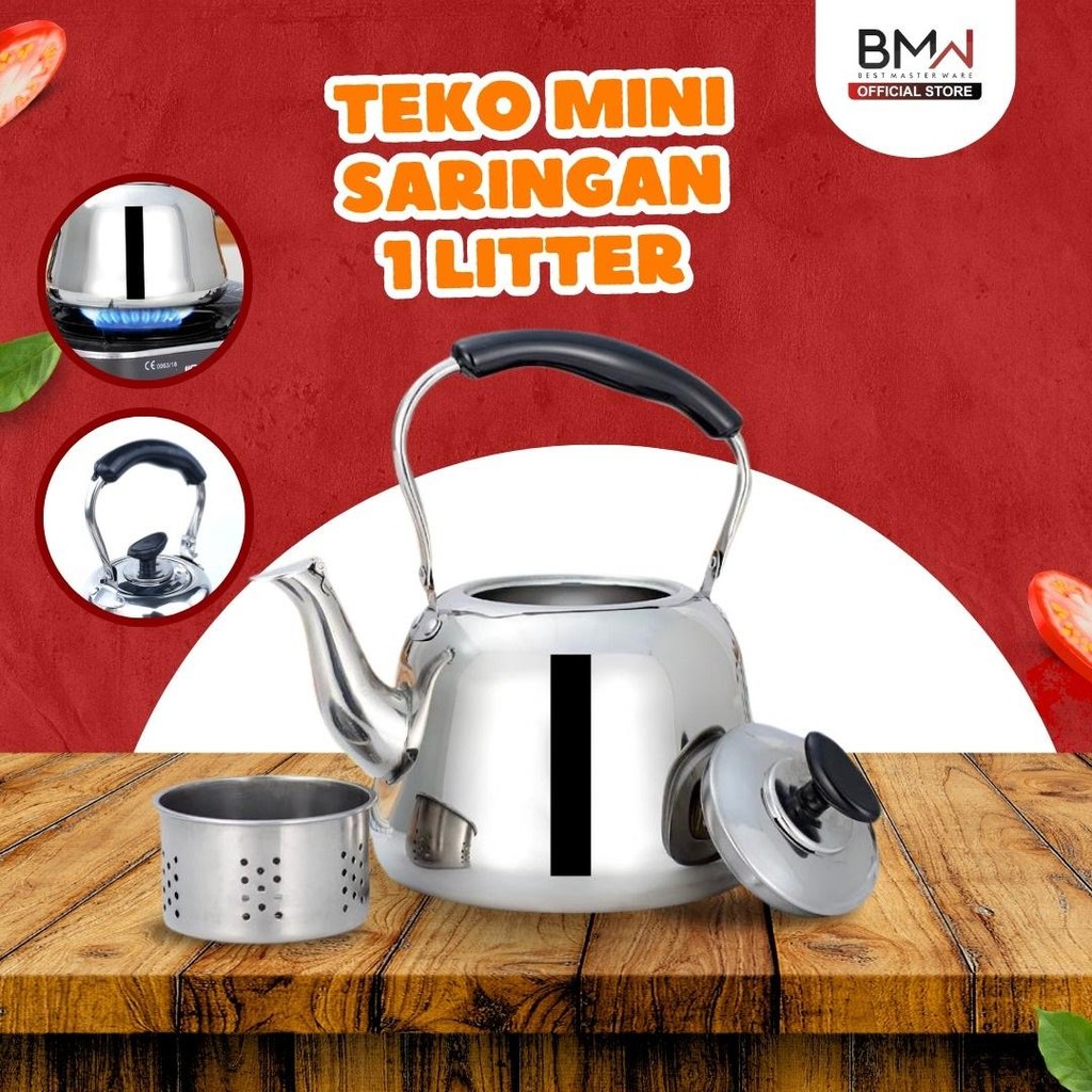 Jual BMW Kitchenware - Teko Mini Saringan Bahan Stainless Steel Anti ...