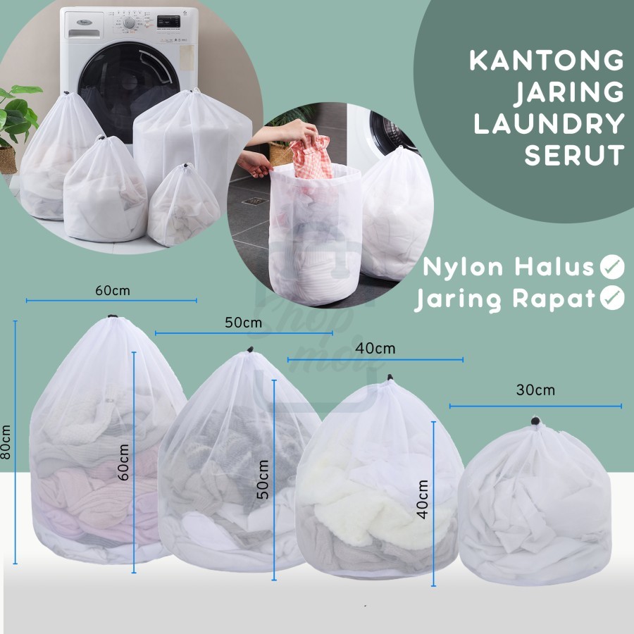 Jual Laundry Bag Serut Laundry Net Serut Kantong Jaring Bra Jaring ...