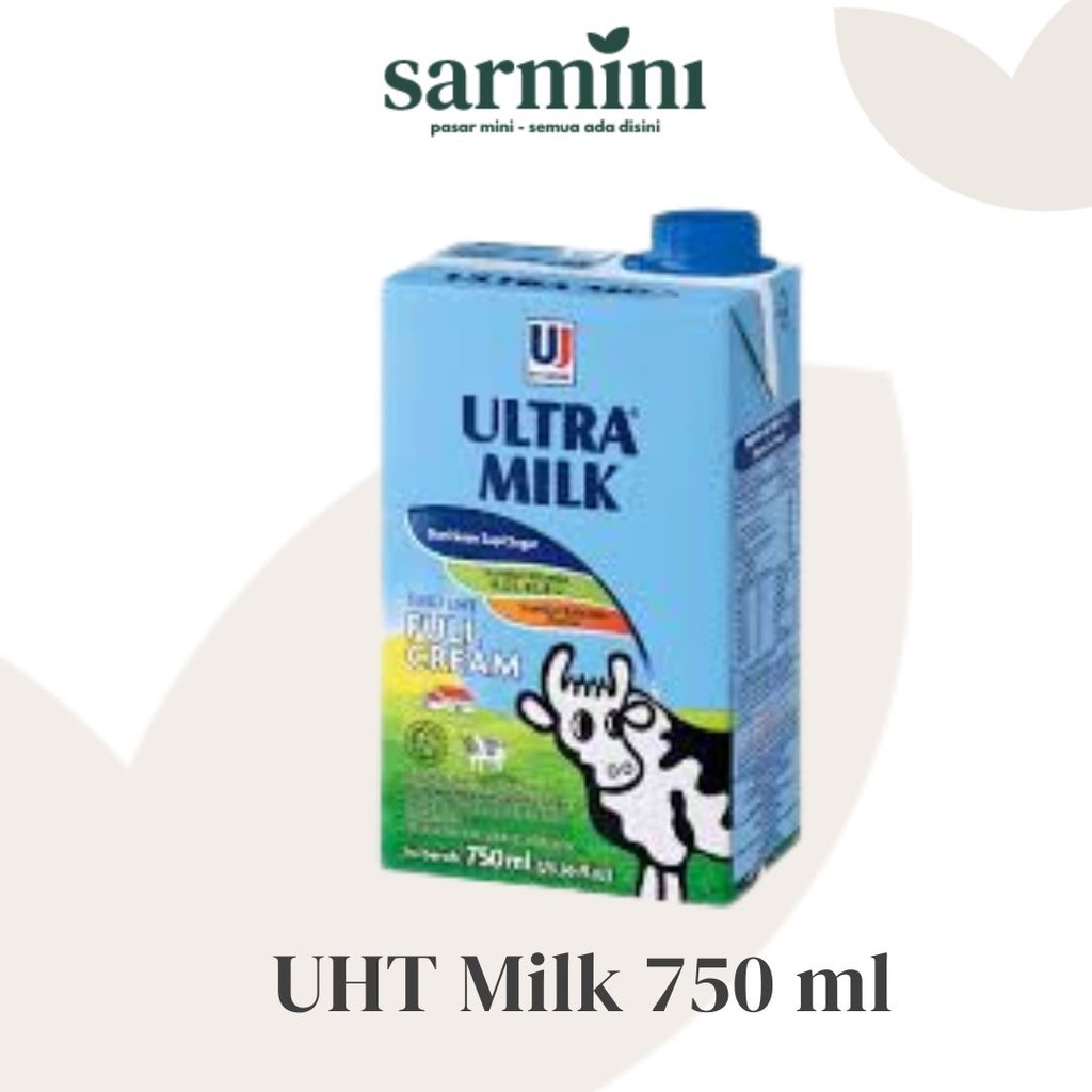 Jual Ultra Milk UHT Full Cream 750ML | Shopee Indonesia