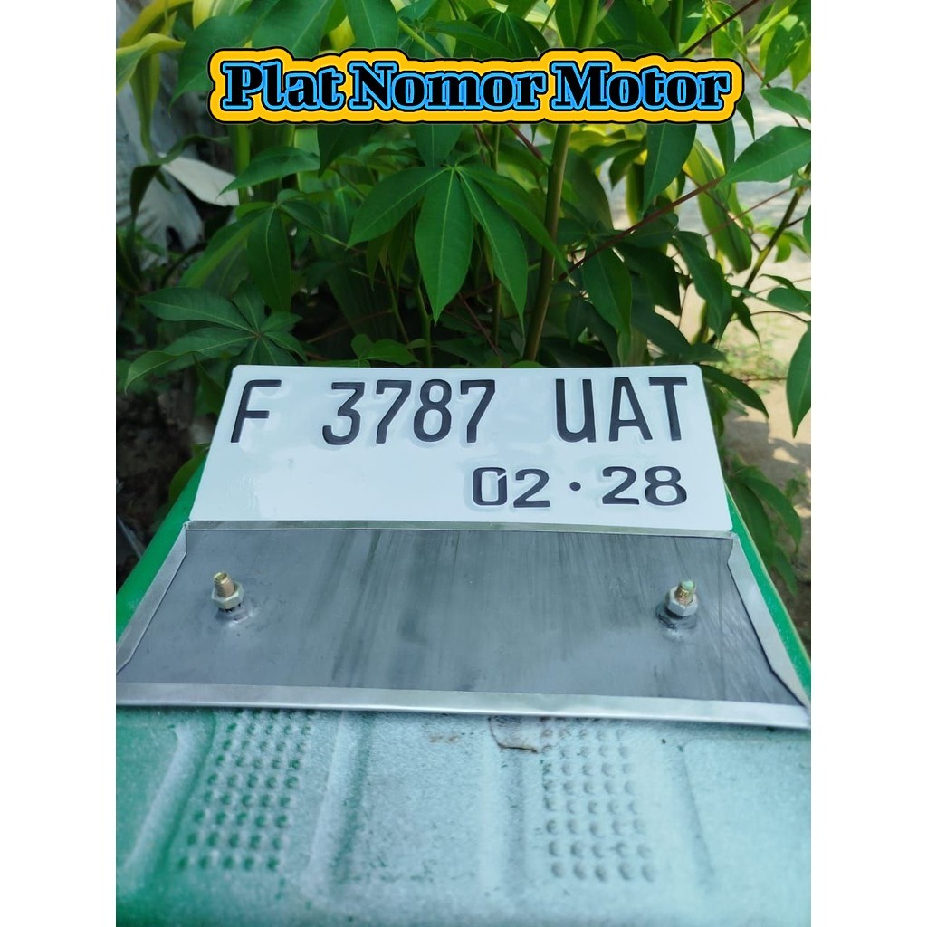 Jual Plat Custom Nomor Motor Font Terbaru | Shopee Indonesia