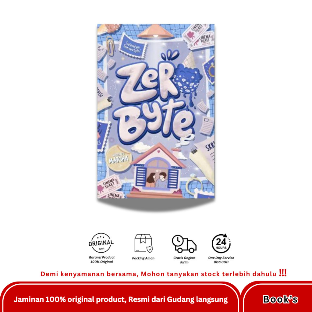Jual BUKU NOVEL ZERO BYTE by. MATCHA SABITHA | Shopee Indonesia