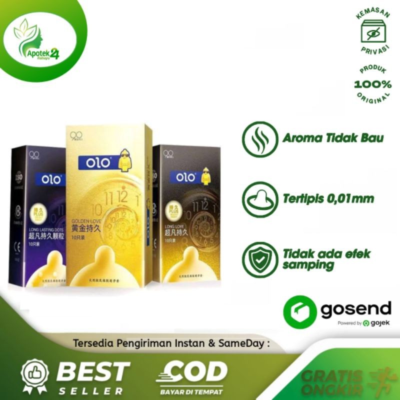 Jual KONDOM OLO 001 ULTRATHIN LONG LOVE BLACK GOLD- LONG LOVE GOLD - LONG LOVE PURPLE GOLD ...