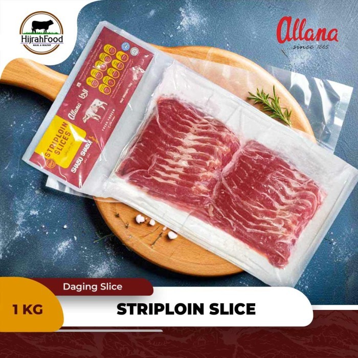 Jual Sirloin Slice Premium Allana Daging Slice Striploin Sukiyaki Shabu ...
