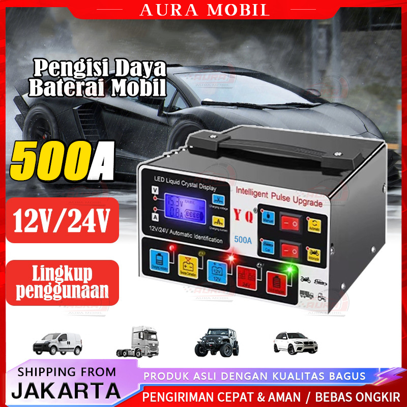 Jual Charger Aki Otomatis Smart Intelligent Auto Repair Mobil Pengisi ...