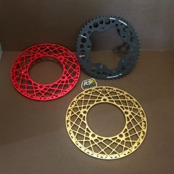 Jual chainring chain ring untuk crank sepeda BCD 130 alloy sepeda lipat ...