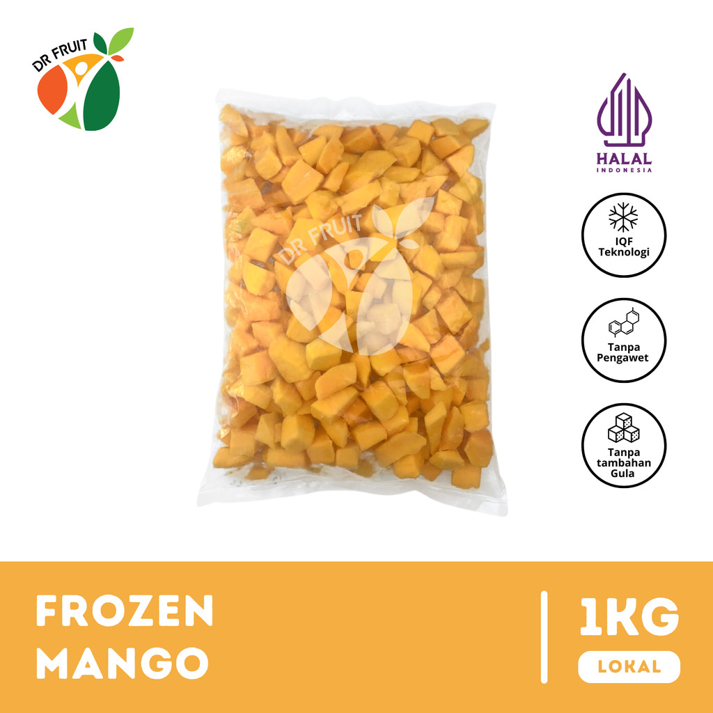 Jual Buah Mangga Beku | Frozen Mango (IQF) | 1 KG | Shopee Indonesia