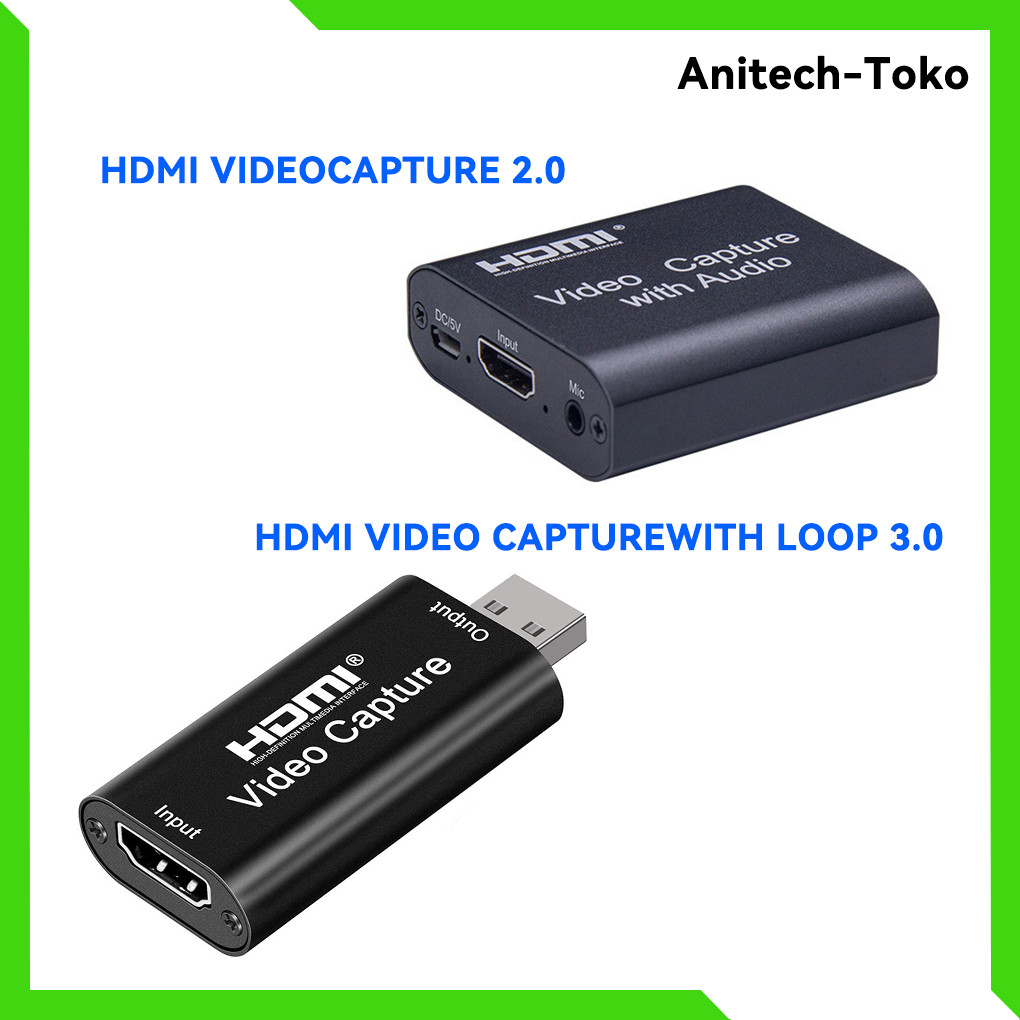 Jual [anitech_toko] video capture 1080p Usb2.0/video capture card hdmi ...