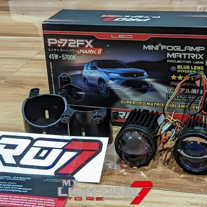 Jual PRO7 P72FX FOGLAMP BILED PROJECTOR LASER 2 INCH PRO 7 P72FX MARK ...