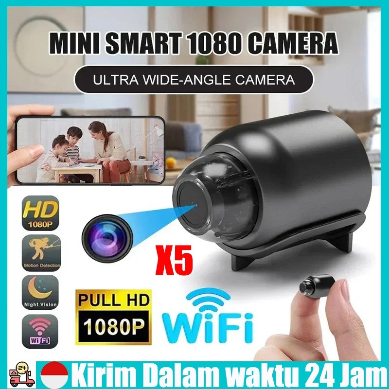 Jual X5 1080P HD Kamera Mini Portabel Keamanan CCTV Nirkabel Kamera IP ...
