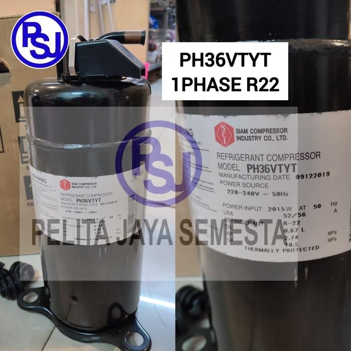 Jual Kompresor Siam PH36VTYT / Compresor Siam PJ36VTYT / Siam PH36VTYT ...