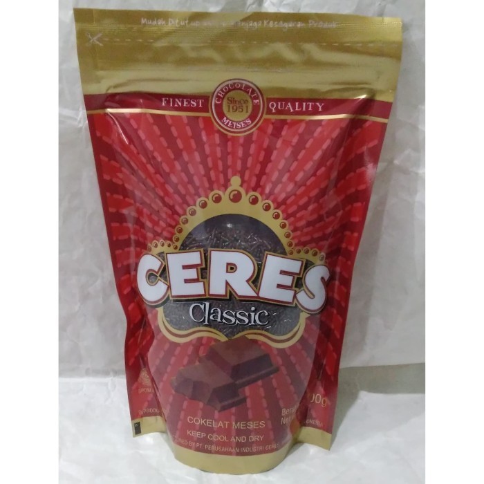 Jual Meses Ceres / Ceres Classic Coklat - 500 Gram | Shopee Indonesia