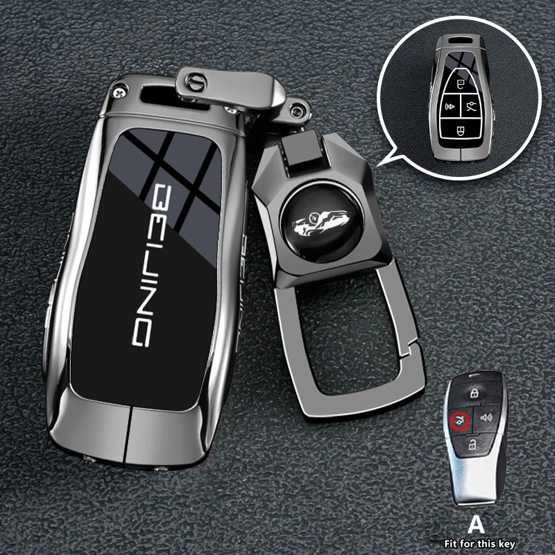 Jual Car Key Case Cover for Baic X55 X35 X75 ii EVO 5 Beijing BJ40 BJ80 ...