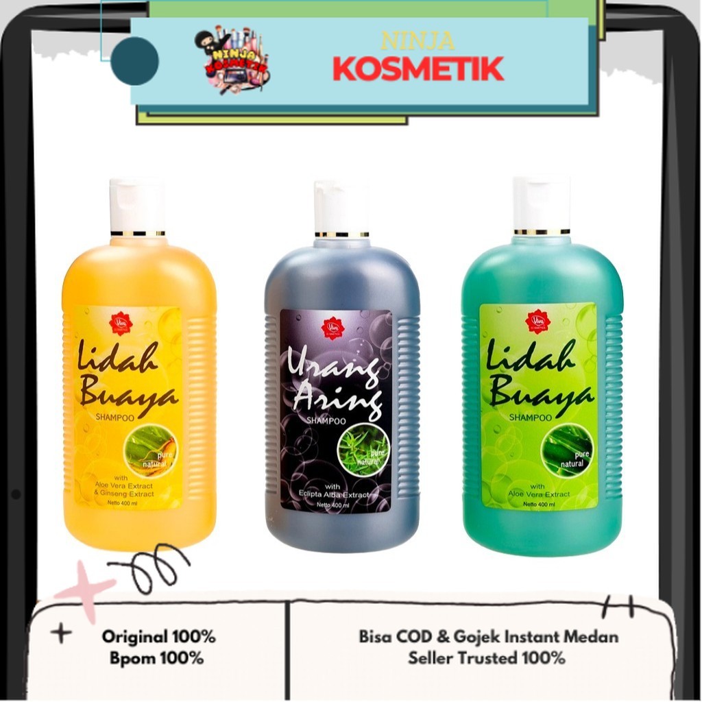 Jual Viva Shampoo Lidah Buaya Extract Ginseng - Lidah Buaya - Urang ...