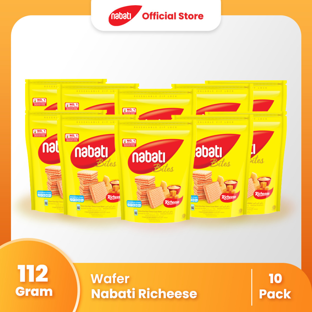 Jual [Bundle Pack Isi 10] NABATI Bites Richeese 100g | Shopee Indonesia